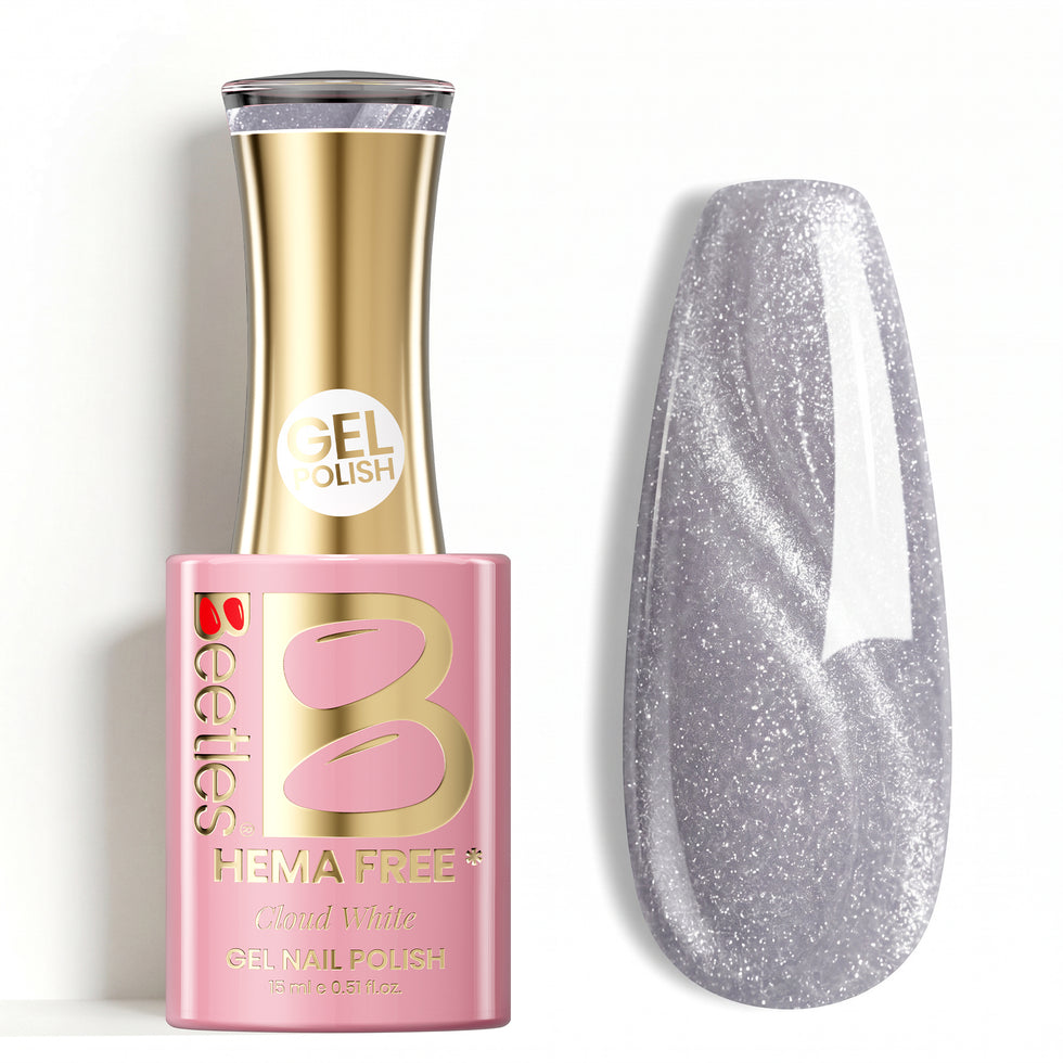 Beetles Gel Polish Stay Shining - Gel Nail Polish Pearl White Cat Eye