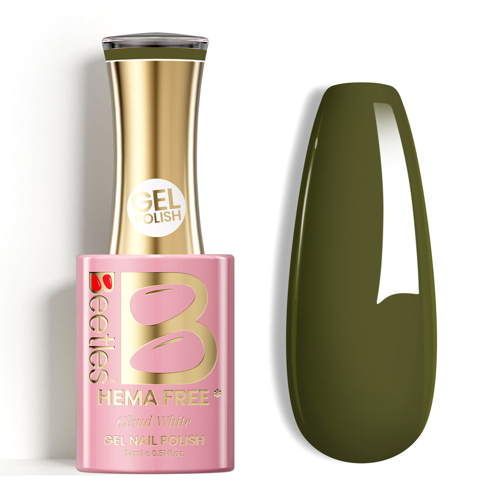 Beetles Gel Polish Stay Shining - Gel Nail Polish Olive Green Cream Fi