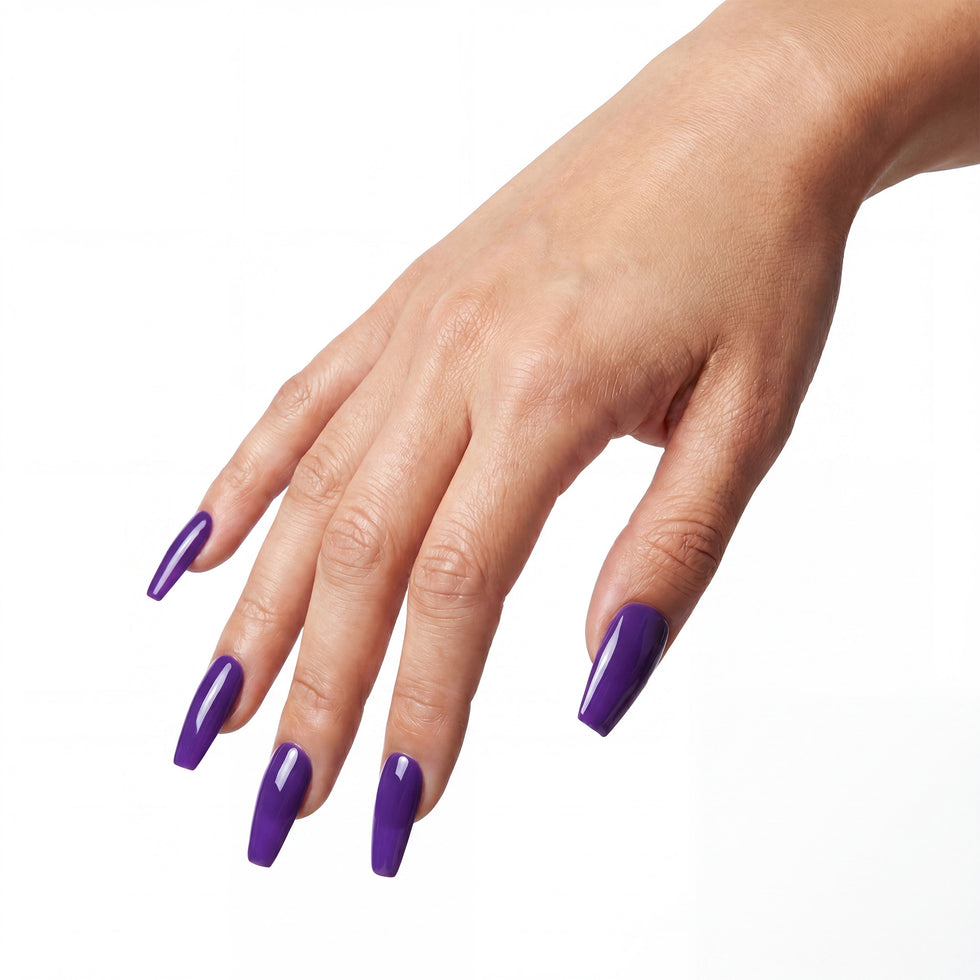 Beetles Gel Polish Stay Shining - Gel Nail Polish Deep Purple for Ever