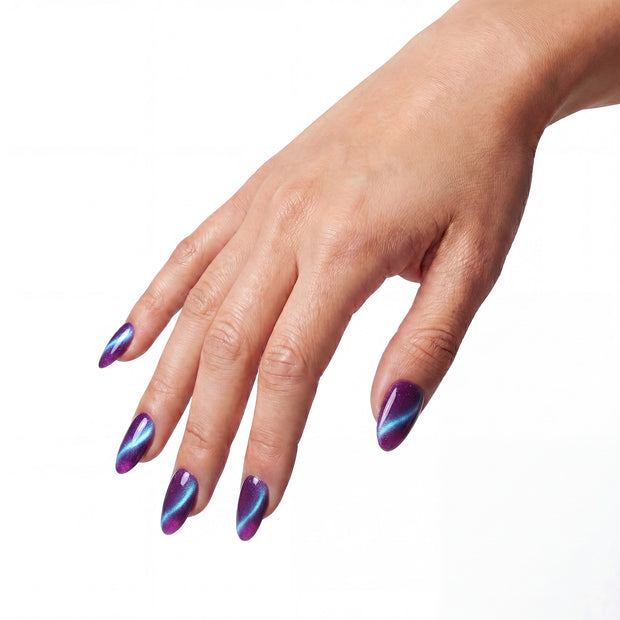 Beetles Gel Polish Stay Shining - Gel Nail Polish Purple Cat Eye Gel f